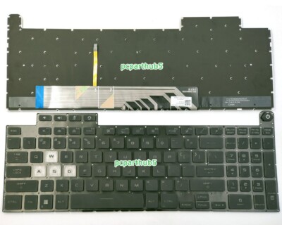 New Asus TUF Gaming F17 FX707 FX707VV-RS74 FX707VV FX707ZV Keyboard US ...