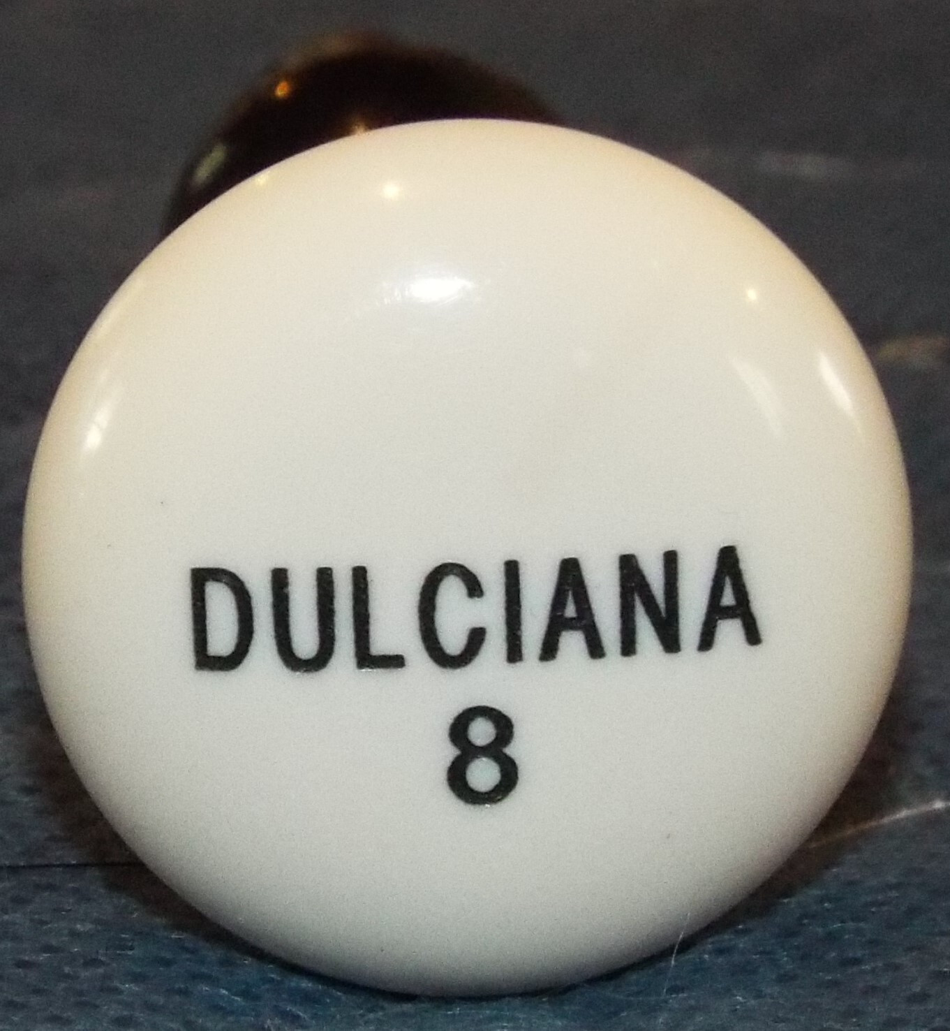 HESCO Pipe Electronic Organ Light Ivory Drawknob Face Stem Engraved DULCIANA 8 | eBay