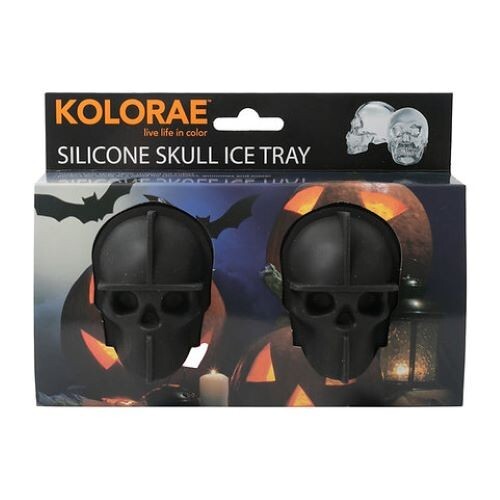 KOLORAE 3D Skull Flexible Silicone Ice Cube Mold Tray - Black | eBay