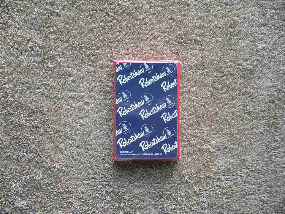 Vintage Robertshaw Controls Playing Cards - New & Sealed | eBay