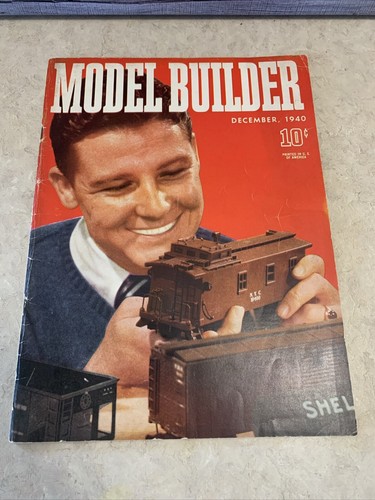 Model Builder Magazine December 1940 Vol.4 No.23 Vintage Lionel Trains ...