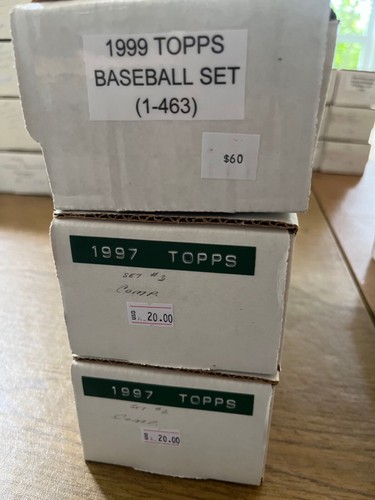 1997 & 1999 Topps Baseball Lot of 3 complete sets | eBay