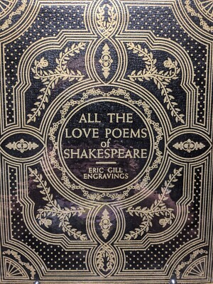 VTG 1947 All the Love Poems of Shakespeare Eric Gill Engravings Book ...