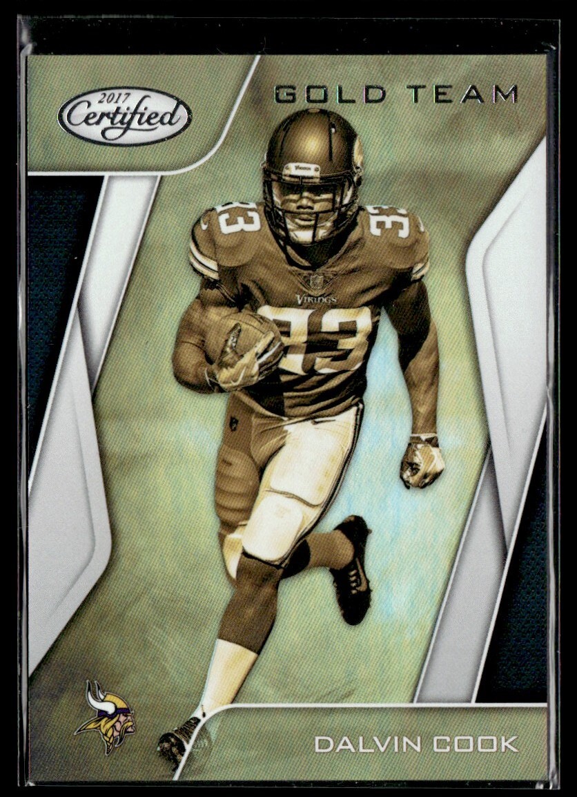 2017 Panini Certified Gold Team Dalvin Cook Rookie Minnesota Vikings # ...