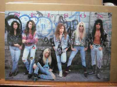 NELSON POSTER 1990 MATTHEW &GUNNER NELSON VINTAGE #3 GROUP BOBBY ROCK ...