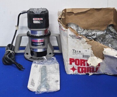 NOS Porter Cable 7518 3 1/4 HP Variable Speed Production Router | eBay