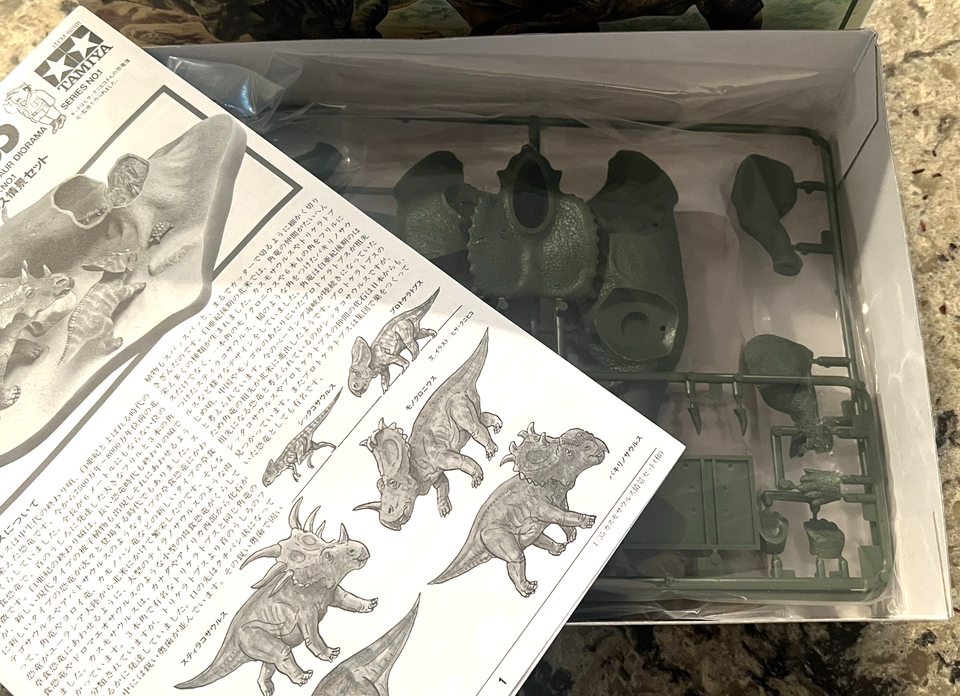 Tamiya 1/35 Chasmosaurus Diorama Set Dinosaur 60101 NEW | eBay