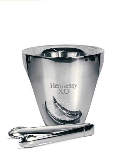 Hennessy X.O Cognac Stainless Steel Ice Bucket And Tongs - NEW | eBay