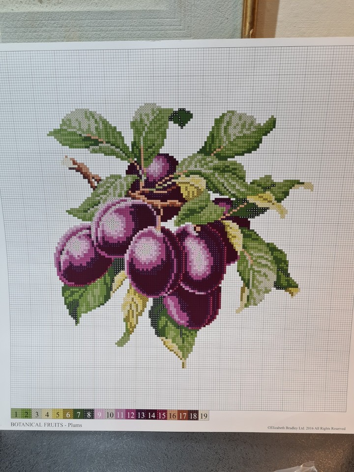 Elizabeth Bradley Tapestry Kit - Plums | eBay UK