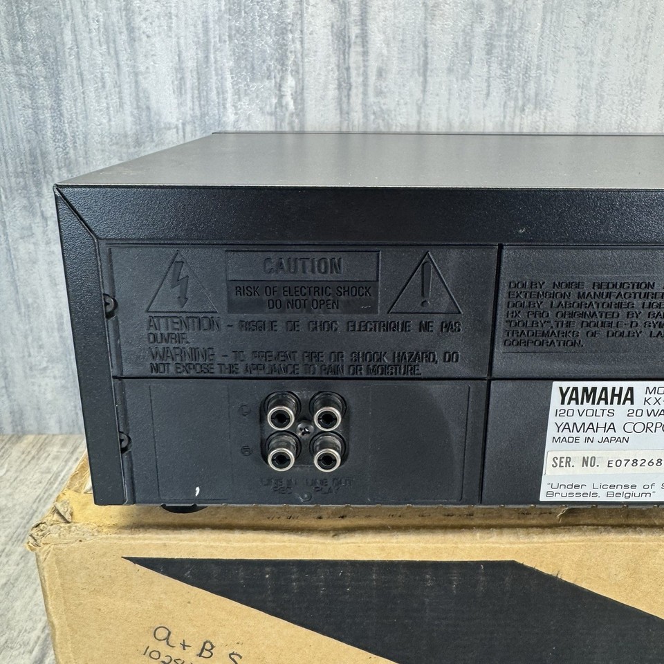 Yamaha KX-500U Natural Sound Stereo Cassette Deck Dolby B/C - Tested ...