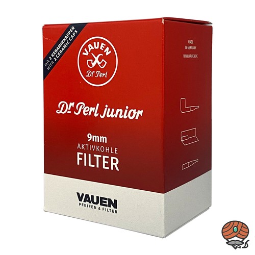 Dr. Perl Junior Aktivkohle Filter / Pfeifenfilter, 9mm, 180 Stück ...
