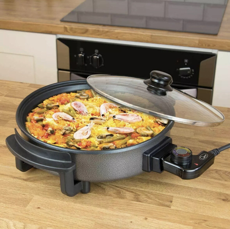 1500W Watt 30CM Multi Cooker with Medium Diameter Electric Frying Pan ...