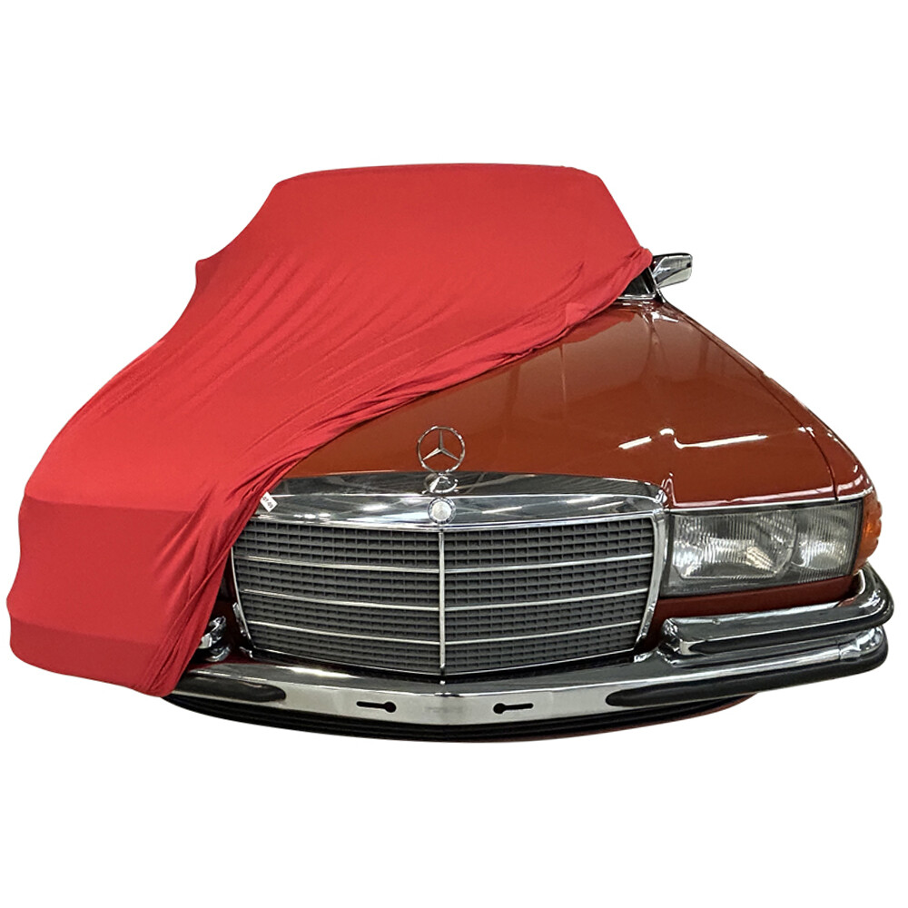 Indoor car cover fits Mercedes-Benz W116 bespoke Maranello Red cover ...