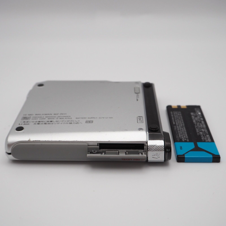 SONY MZ-RH1 Walkman Hi-MD MiniDisc Recorder/Player Tested w/New Hi-MD ...