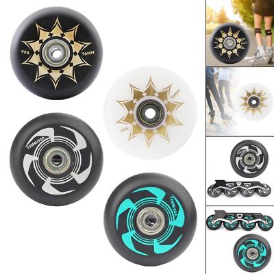 76mm Inline Roller Skate Wheel Inline Skate Replacement Wheels Repair ...