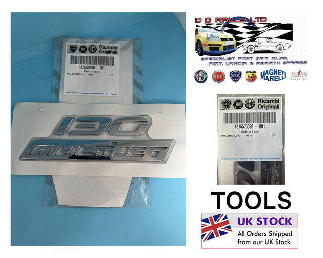Genuine Fiat DUCATO 130 Multijet Emblem Badge 07 1375575080 for sale ...