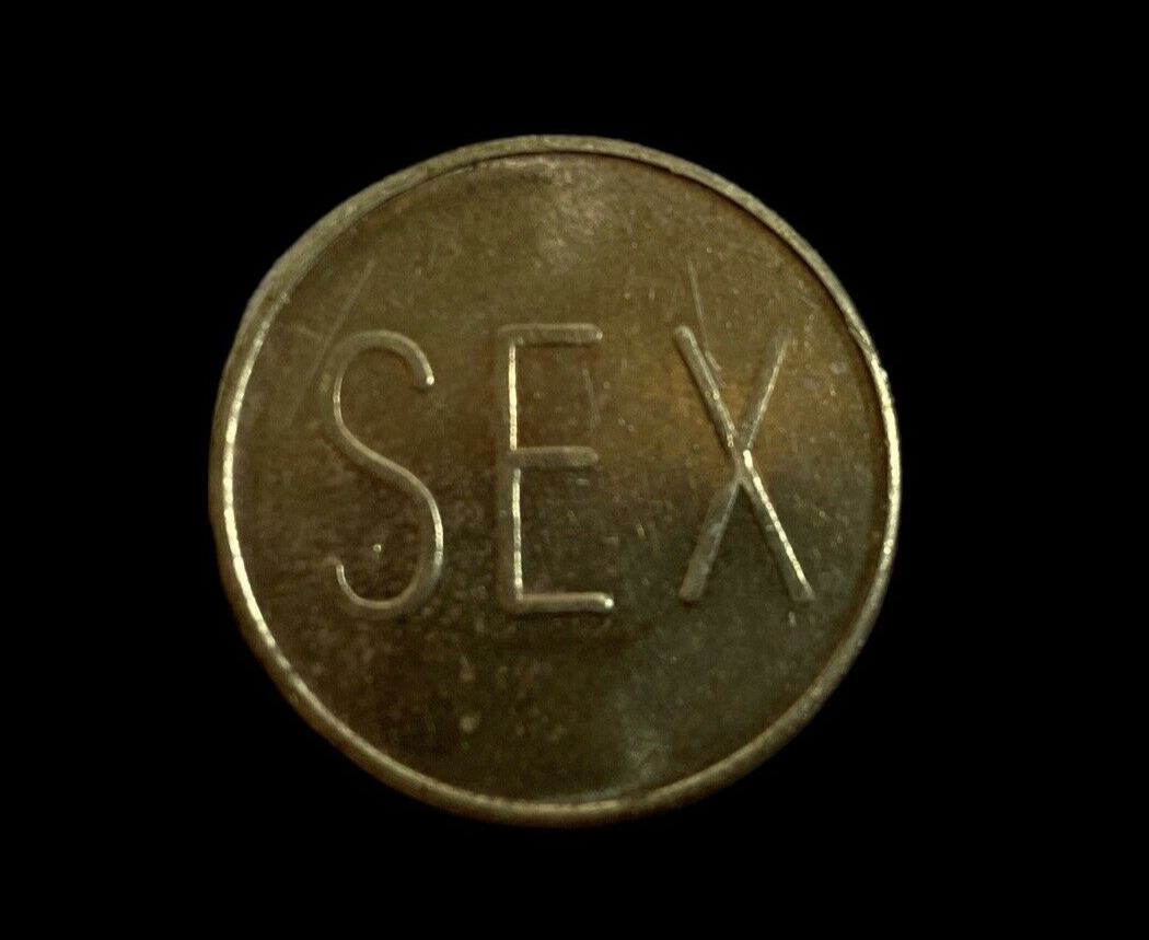 SEX Token 25mm Novelty Coin Token No Cash Value for Naughty Lovers ...