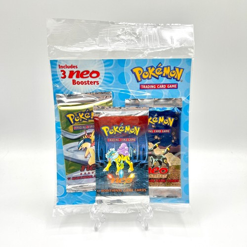 Neo Unlimited Sealed 3 Blister Pack Pokemon | eBay