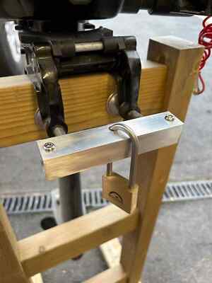 *Aluminium Outboard Motor Lock (No Padlock) Outboard Engine Lock Made ...