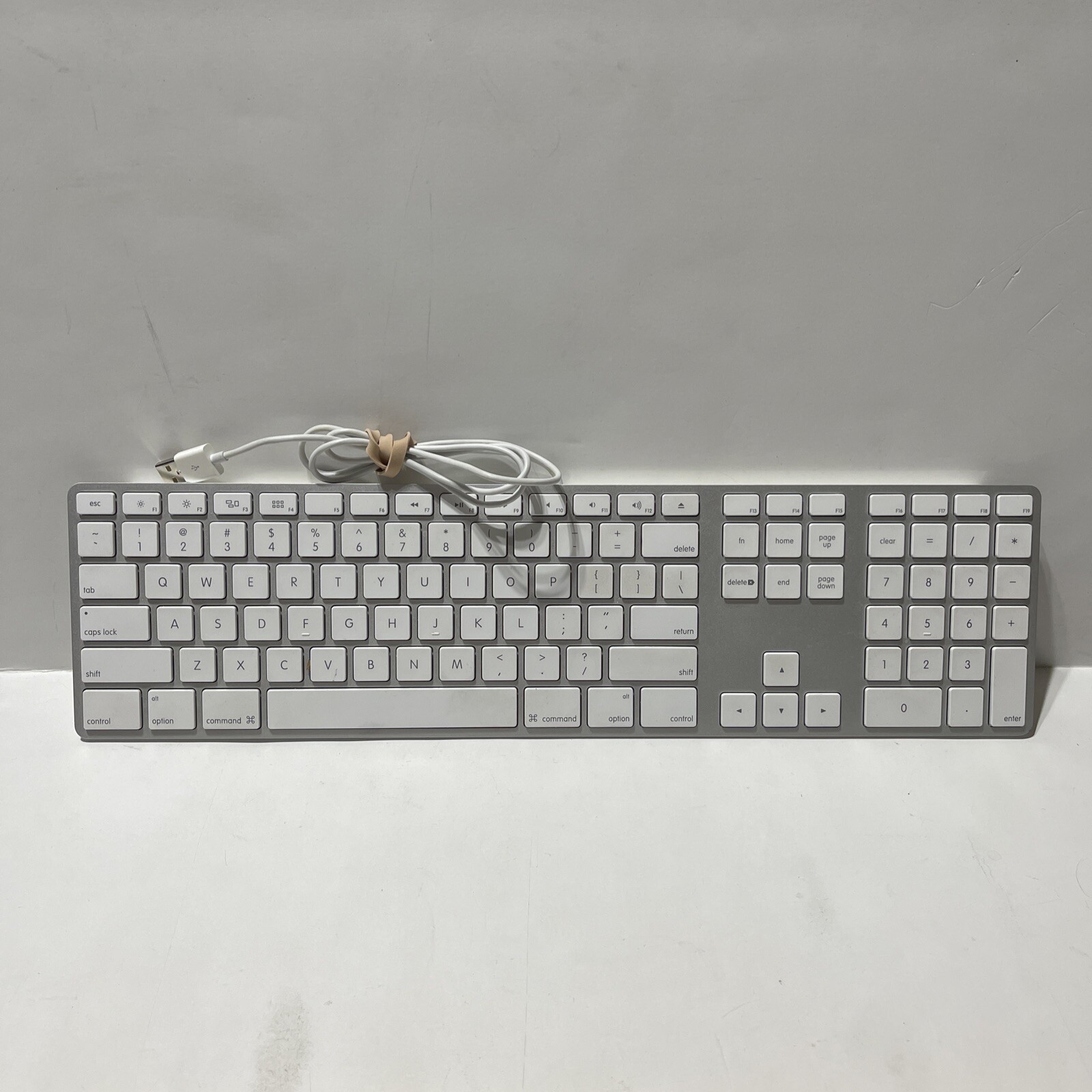 Genuine Apple A1243 Wired USB Keyboard w/ numeric Keypad for iMac, Mac ...