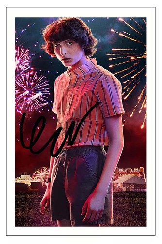 FINN WOLFHARD SIGNED PHOTO PRINT AUTOGRAPH STRANGER THINGS MIKE | eBay