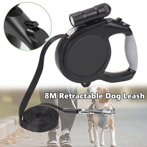 Max 50KG Heavy Duty Large Dog Lead Leash Strong Retractable Extendable ...