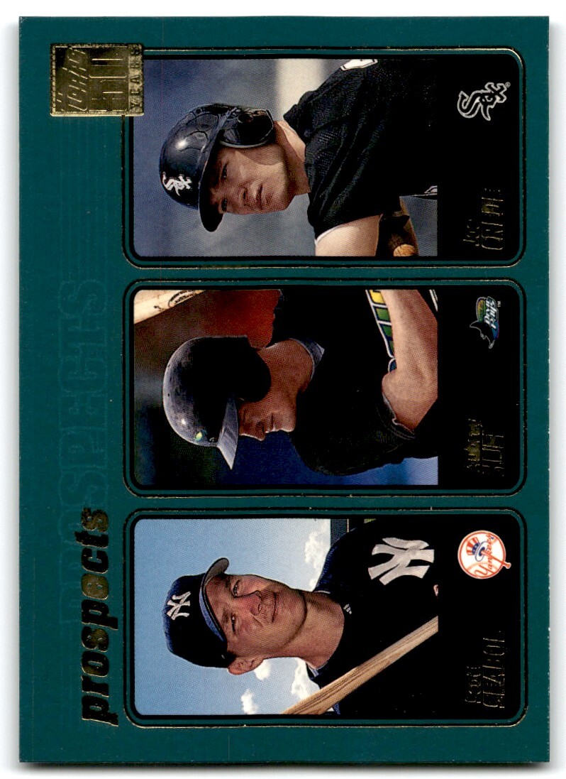 2001 TOPPS SCOTT SEABOL/AUBREY HUFF/JOE CREDE NEW YORK YANKEES/TAMPA ...