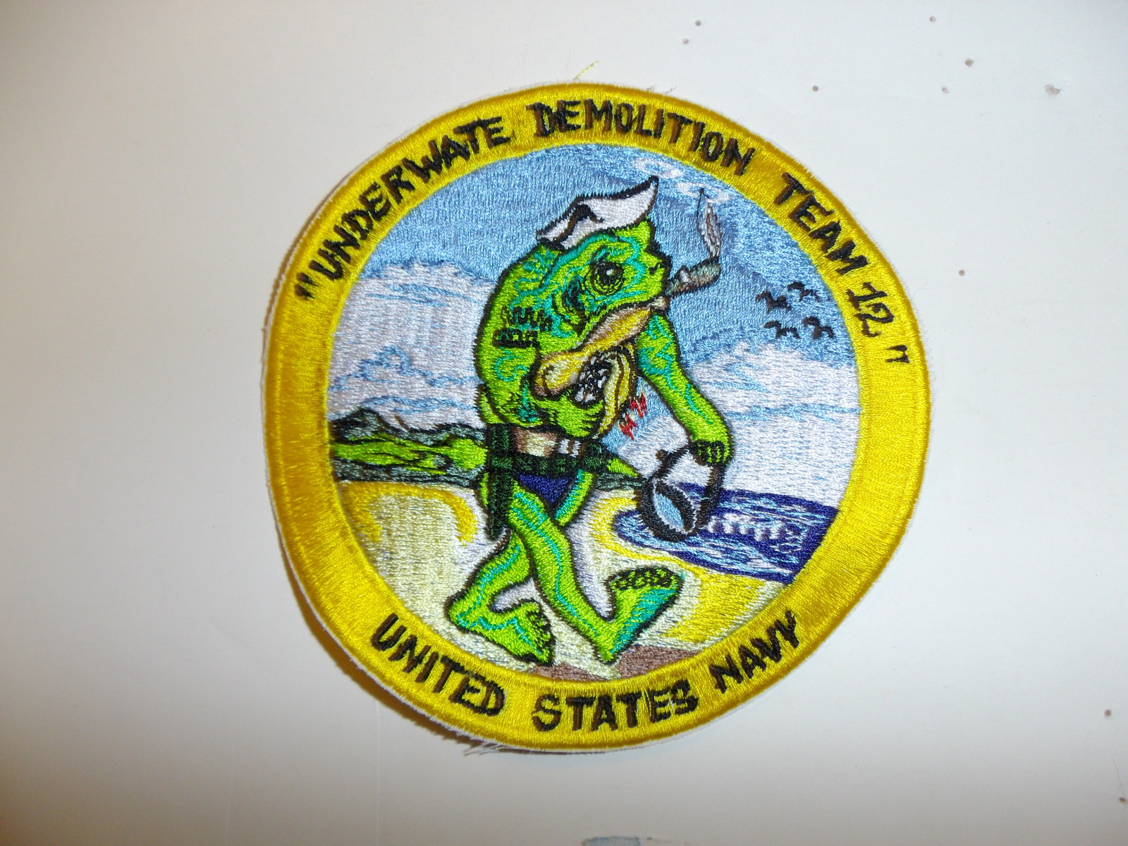 b3442 Vietnam US Navy SEAL UDT patch Underwater Demolition Team 12 ...