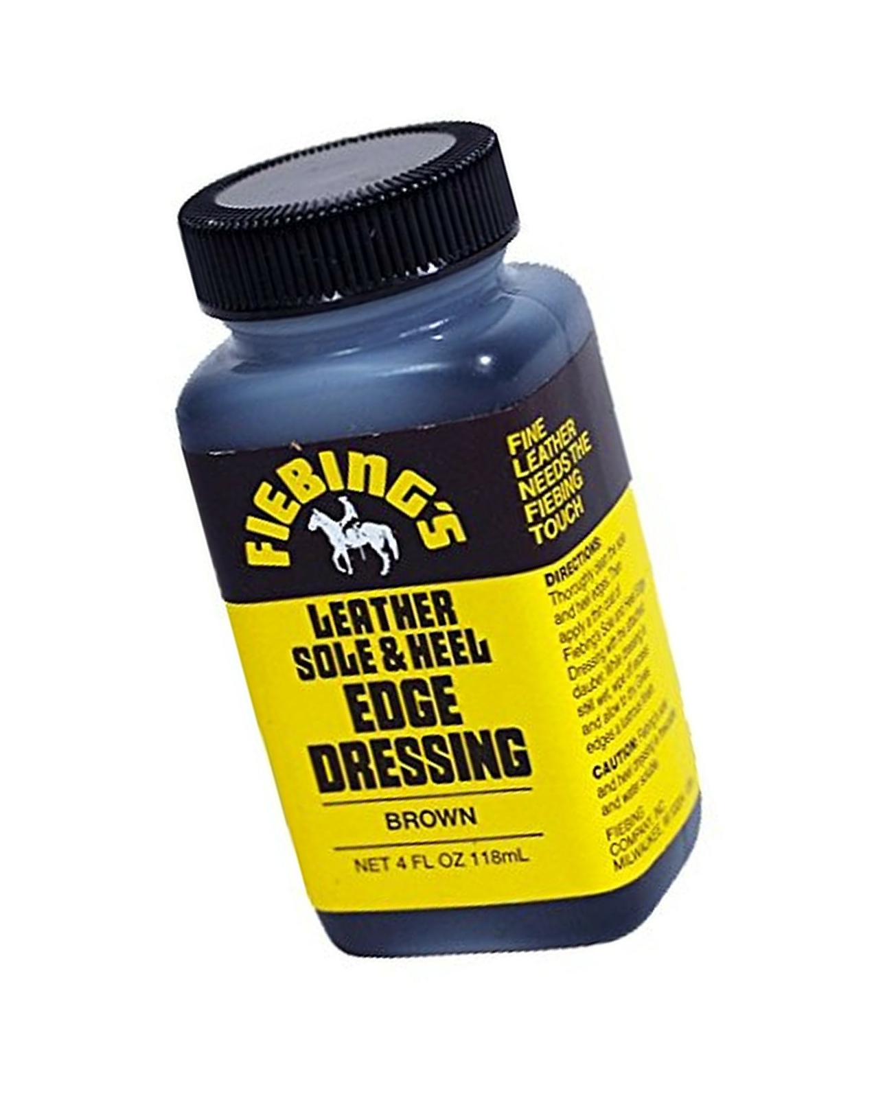 Fiebing's Leather Sole & Heel Brown Edge Dressing, 4 Oz. - Gloss Shoe ...