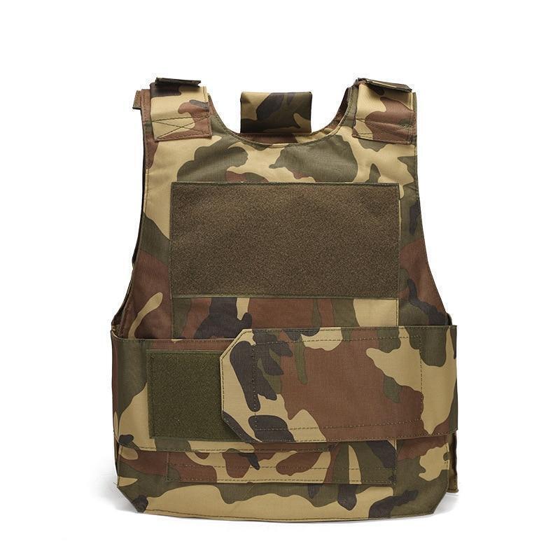 Body Bulletproof Vest Front Back Plates Armor Tactical Jacket Guard ...