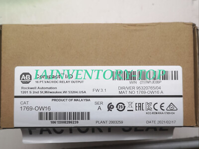 1769-OW16 AB Compact I/O 16 Point Relay New Factory Sealed Fast Ship | eBay