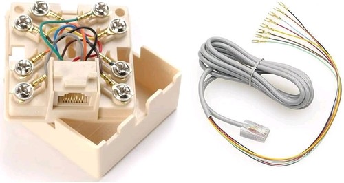 Honeywell Home Resideo 620 Conner Cord & 621 RJ31X Telephone Jack (Kit ...