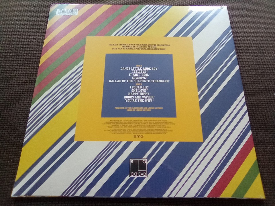 Ian Dury/Blockheads Colour Vinyl LP 'Ten More Turnips...' 538742971 ...