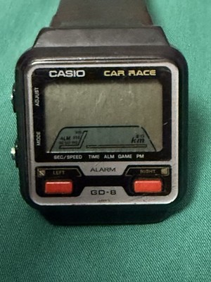 Reloj Casio GD-8 Car Race Game Watch | eBay UK