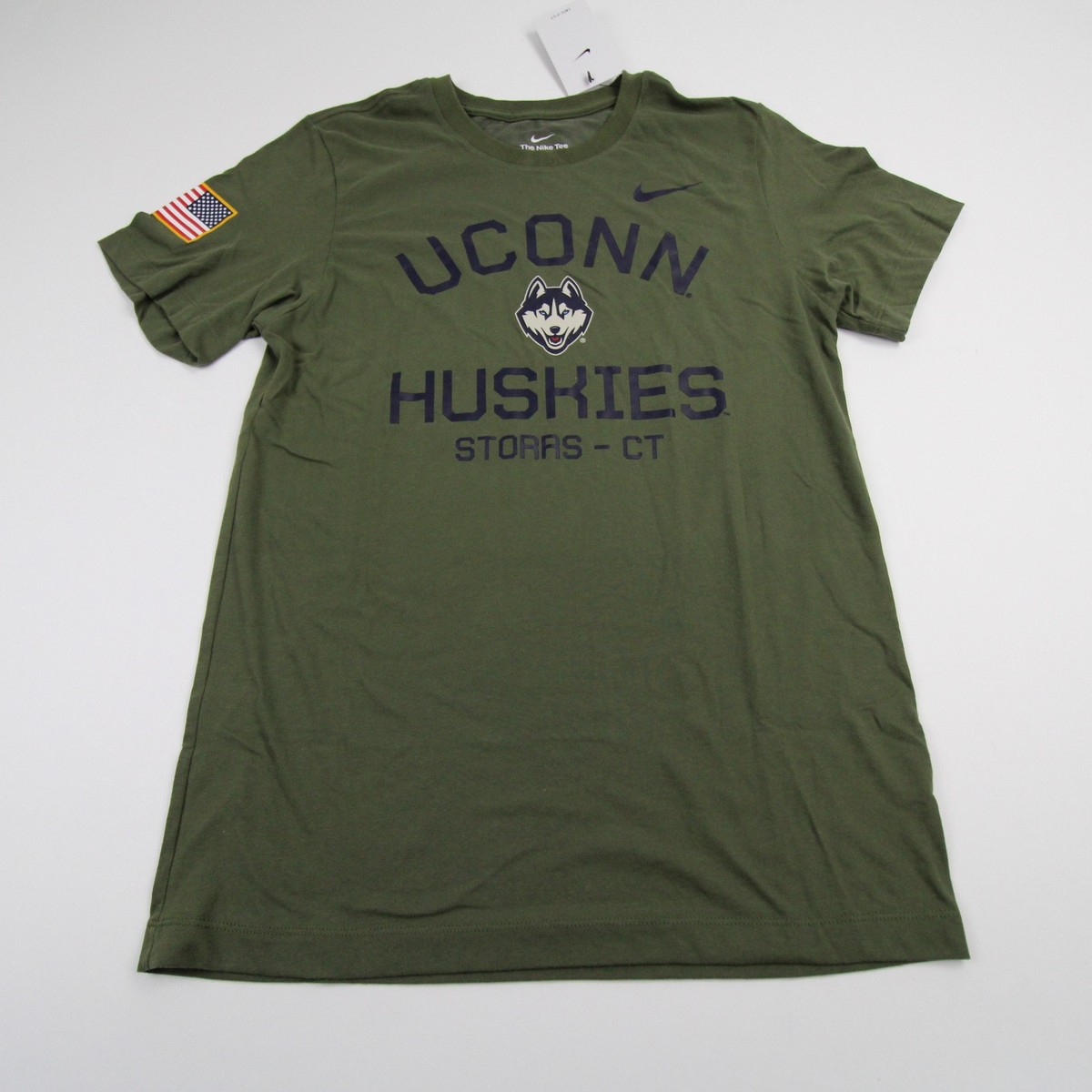 UConn Huskies Nike Nike Tee Short Sleeve Shirt Men's Olive New | eBay