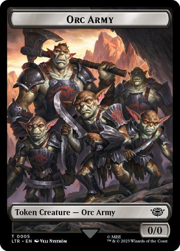 Orc Army Token (0005) - 5 / English / Near Mint MTG | eBay