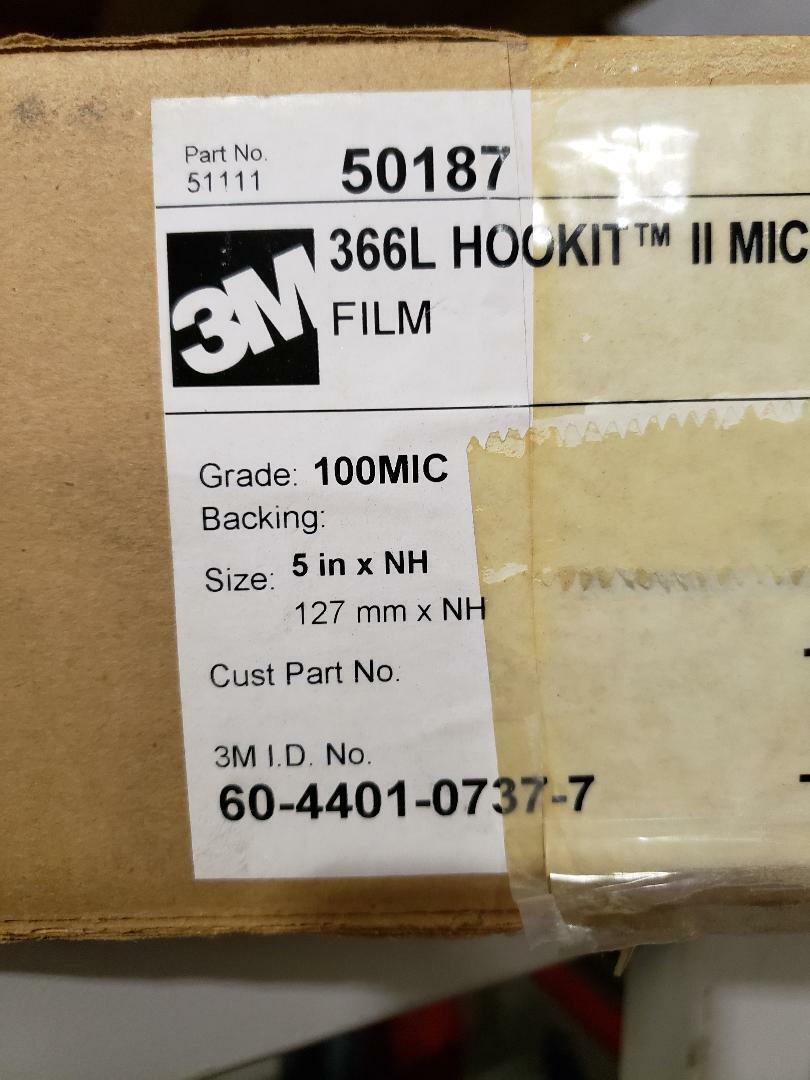 3M 366L Hookit II Microfinishing Film 5" X NH 100MIC (Lot of 50) | eBay
