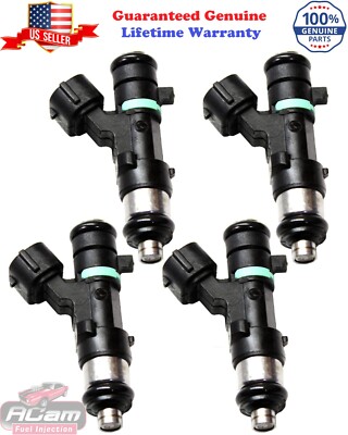 4Pcs Genuine Nissan 16600-JA000 2007-13 2.5L Bosch 0280158130 Fuel ...