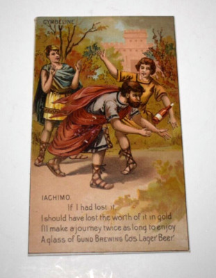 RARE Vintage JOHN GUND BREWING BREWERY La Crosse WI Advertising Beer ...