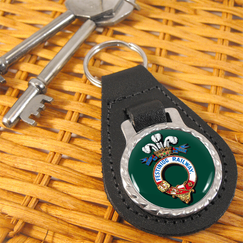 Ffestiniog Railway Crest Leather Key Fob | eBay