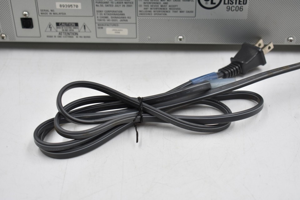 Sony SCD-CE595 Super Audio CD Player 5 Disc Changer Carousel, Tested ...