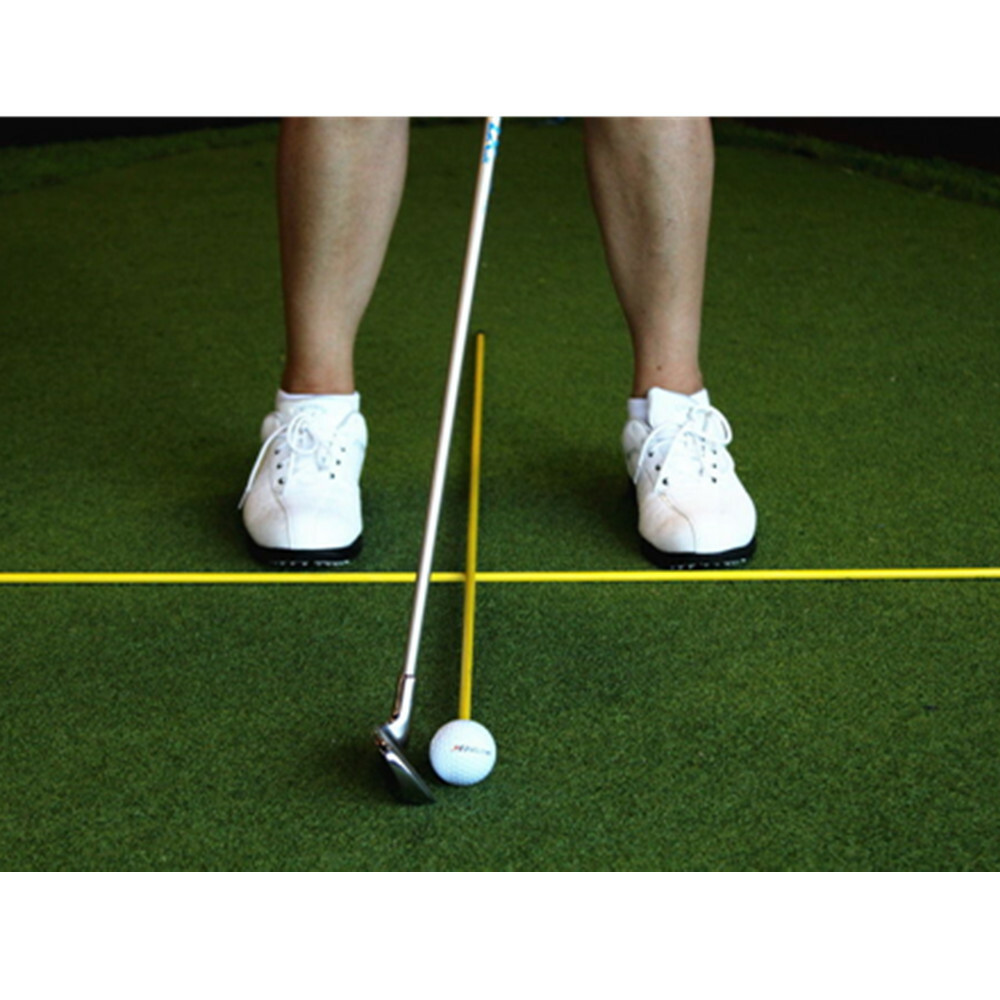 Golf Alignment Stick‘s Plate Training Swing Practice Aid Stick Holder ...