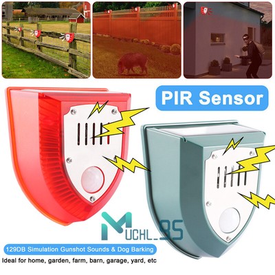 Solar Ultrasonic Fox Repellers Pest Control Pest Cat Mice Deer Motion ...