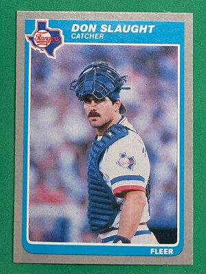 1985 Fleer Update Baseball DON SLAUGHT Texas Rangers U-104 NRMT | eBay