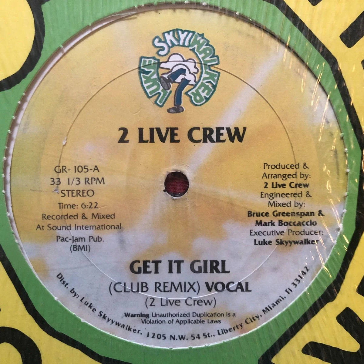 Vinyl Album The Live Crew As Nasty As They Wanna Be Luke, 45% OFF