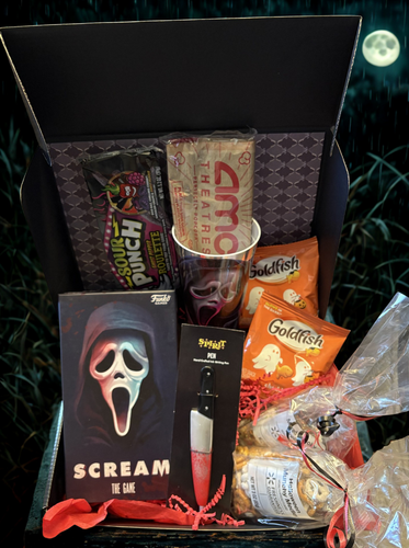 Scream Halloween Horror Care Package–Gift Box Boo Basket Snacks, Treat ...