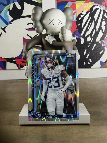 Topps Chrome Rookie Kevin Winston Jr. Tennessee Titans Football 2025 ...