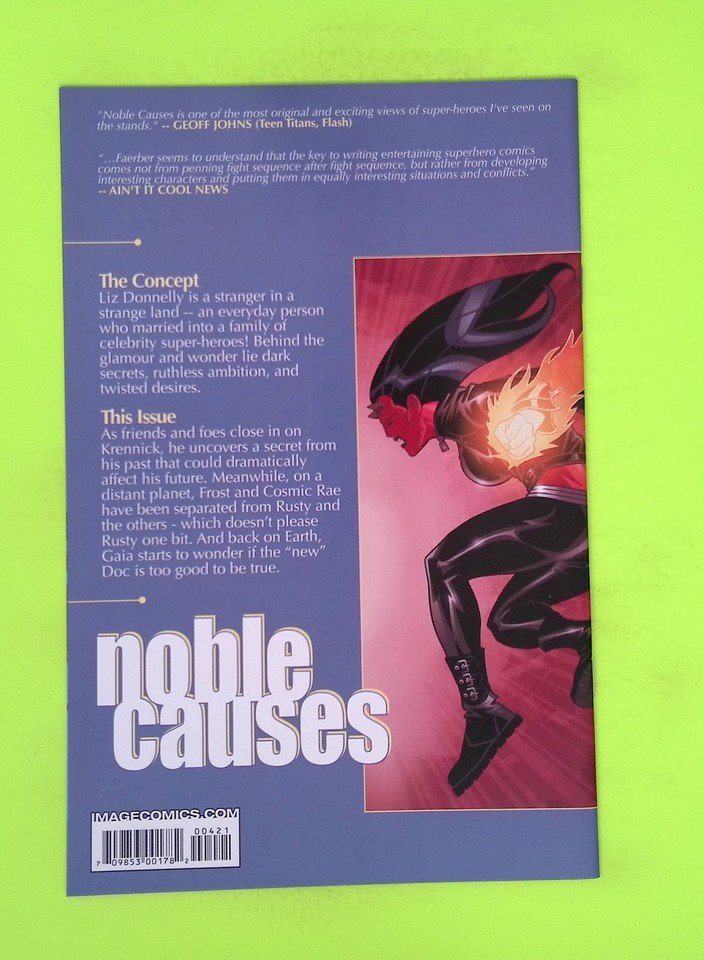 Noble Causes #4b Vol. 2 2004 Image Comics Variant 8.0 Comic Book M80 ...