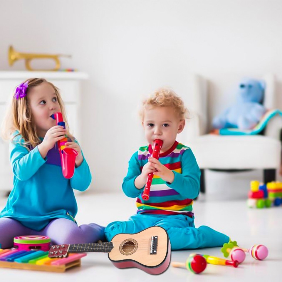 2 Pieces Children's Guitar Baby Beginner Instruments for Kids Mandolin ...