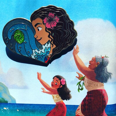 Moana Profile Heart Fantasy Pin LE50 | eBay